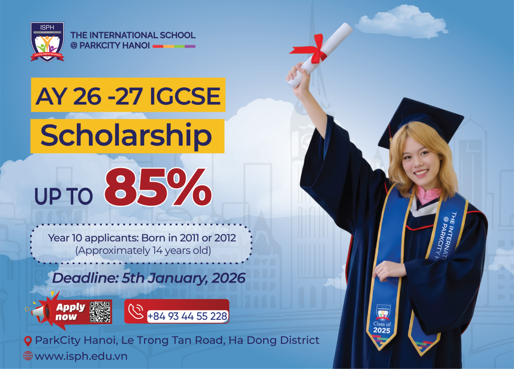 Scholarships - The International School @ ParkCity Hanoi (ISPH)